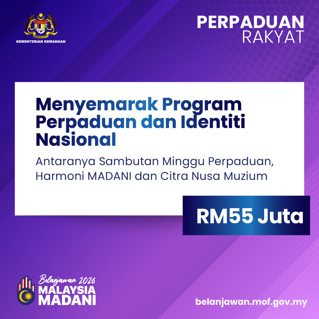 Belanjawan 2026: Perpaduan Rakyat